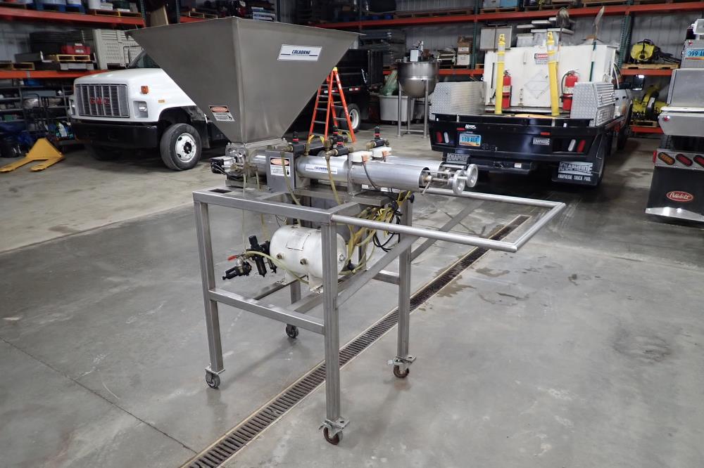 1998 Colborne PF45579 Pneumatic 2 Piston Depositor w/ Stainless Steel ...