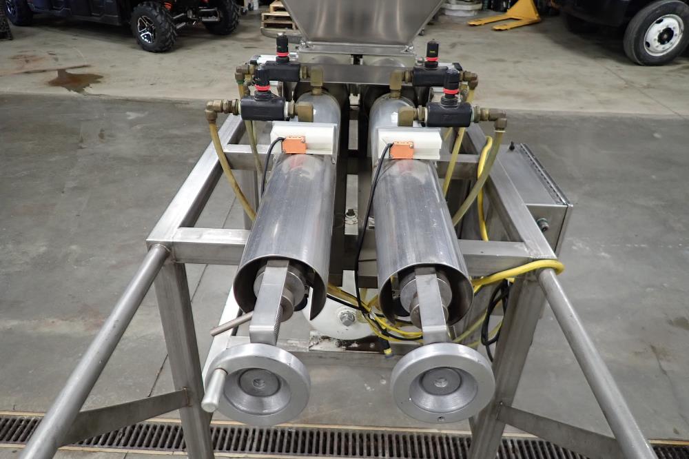 1998 Colborne PF45579 Pneumatic 2 Piston Depositor w/ Stainless Steel ...