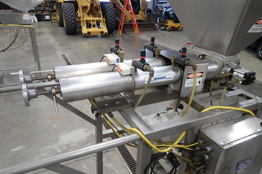 1998 Colborne PF45579 Pneumatic 2 Piston Depositor w/ Stainless Steel ...
