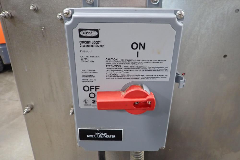 Breddo Model LOS 100 Gal. square likwifier