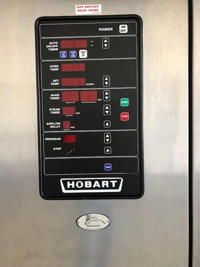 2003 Hobart HBA2G Natural Gas Double Rack Oven