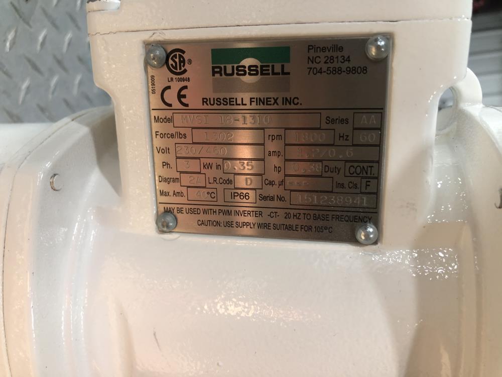 NEW Russell Compact 600 Sieve with integrated dust hood