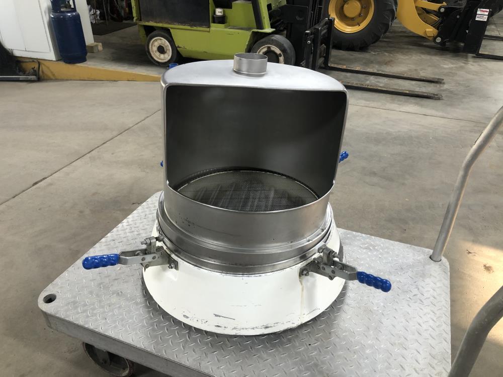 Used Russell Compact 600 Sieve with Dust Hood & Stand