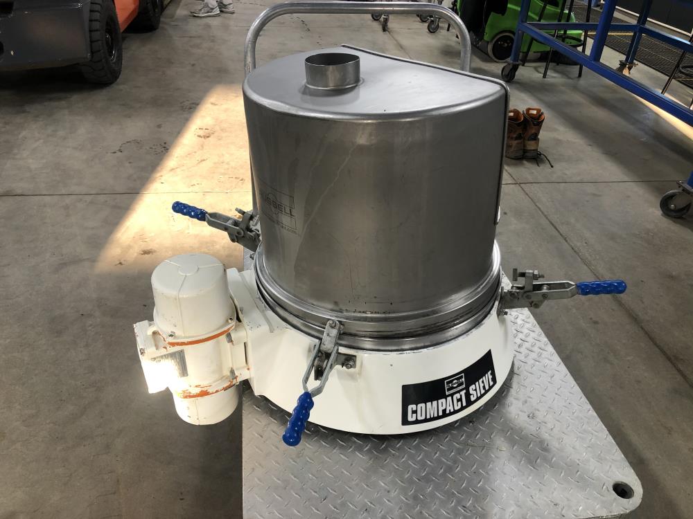 Used Russell Compact 600 Sieve with Dust Hood & Stand