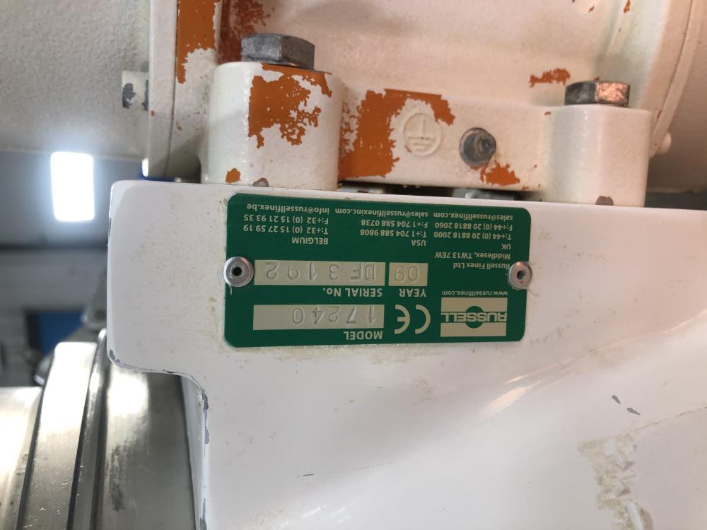 Used Russell Compact 600 Sieve with Dust Hood & Stand