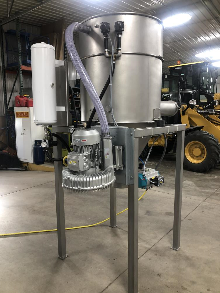 Stainless Steel Cyclone Dust Collector with blower