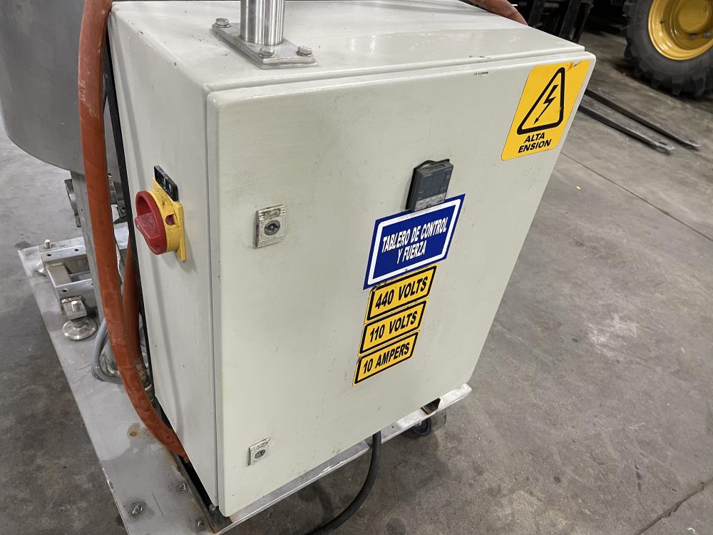 Lee 30-gallon jacketed mix tank