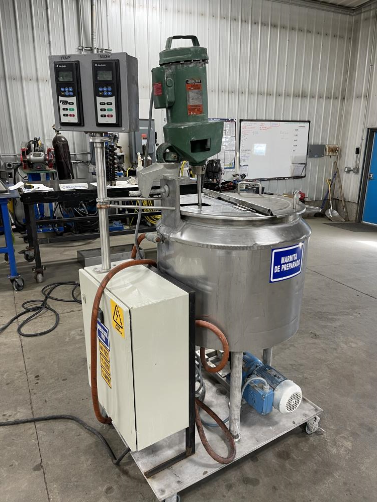 Lee 30-gallon jacketed mix tank