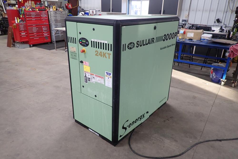 Sullair 40 hp rotary screw air compressor