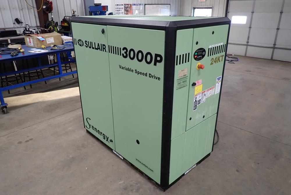 Sullair 40 hp rotary screw air compressor