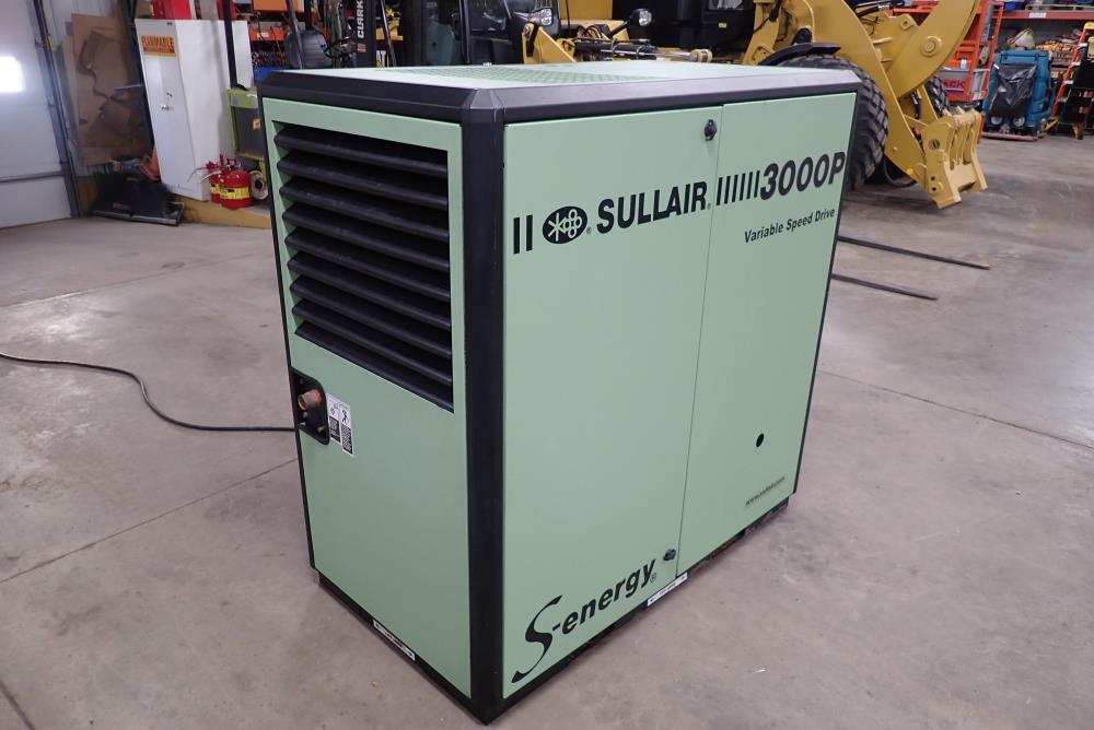 Sullair 40 hp rotary screw air compressor
