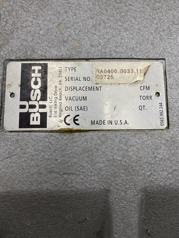 Busch RA 400 Vacuum Pump