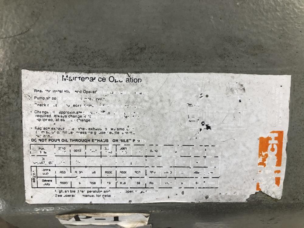 Busch RA 400 Vacuum Pump