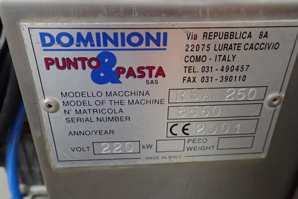 Dominioni RSA 250 Ravioli Machine