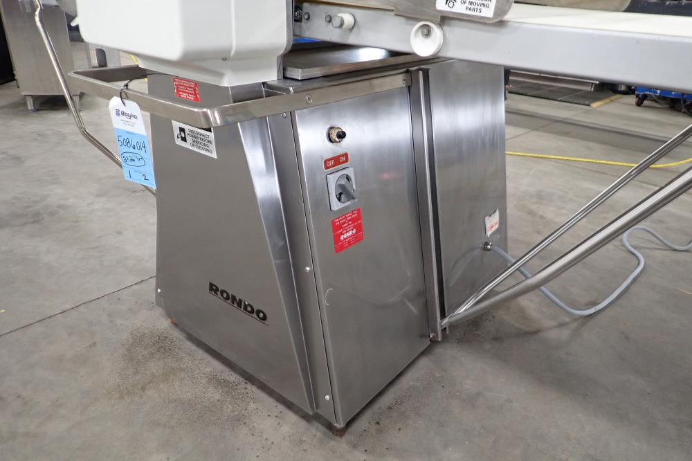 Rondo Seewer 24 in. Dough Sheeter, w/ flour duster and slitter