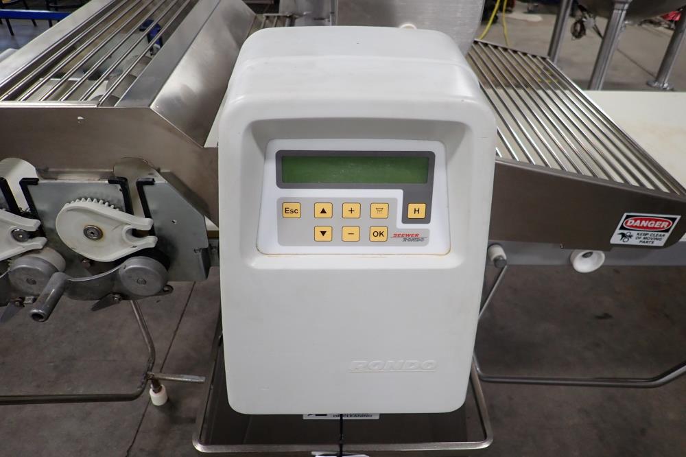 Rondo Seewer 24 in. Dough Sheeter, w/ flour duster and slitter