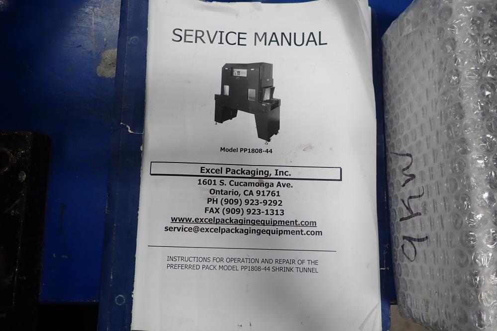 Excel Packaging Systems Shrink Tunnel