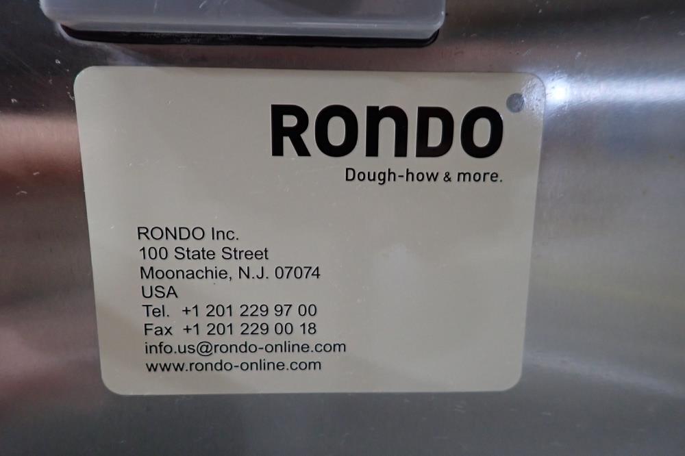 2017 Rondo Compas HD Dough Sheeter