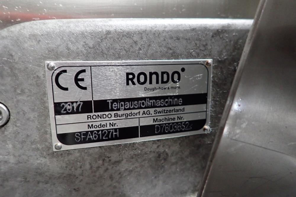 2017 Rondo Compas HD Dough Sheeter