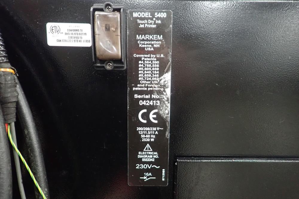 Markem Imaje 5000 Series Ink Jet Printer