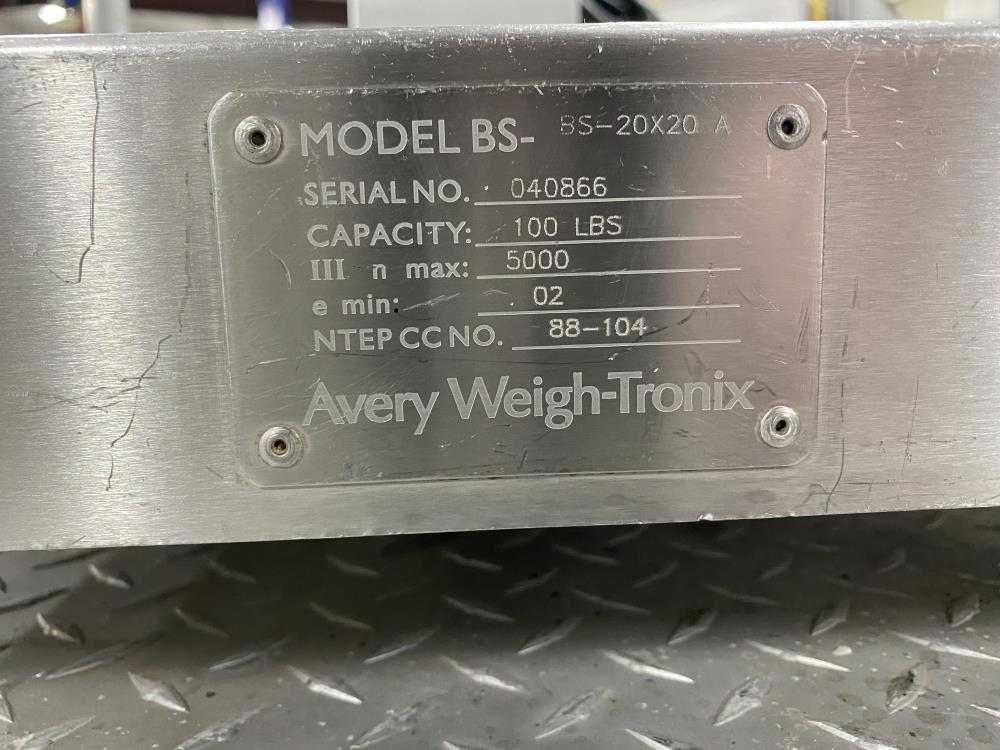 Avery Weigh-Tronix Bench Scales