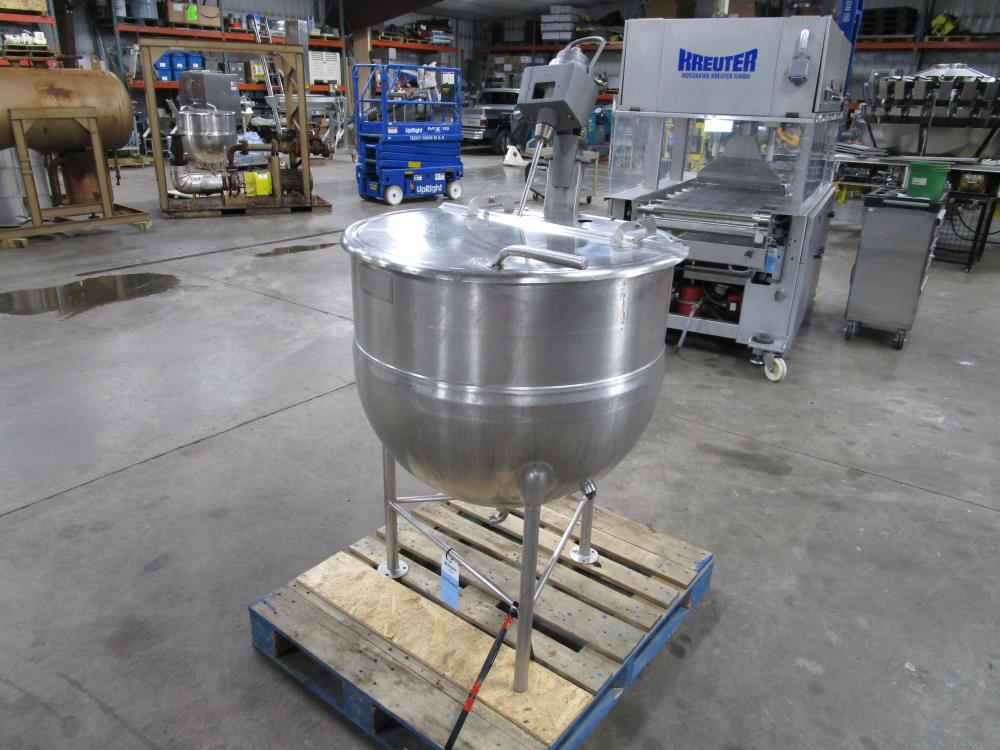 Legion Utensils Co. Half Jacketed 75 Gal. SS Kettle