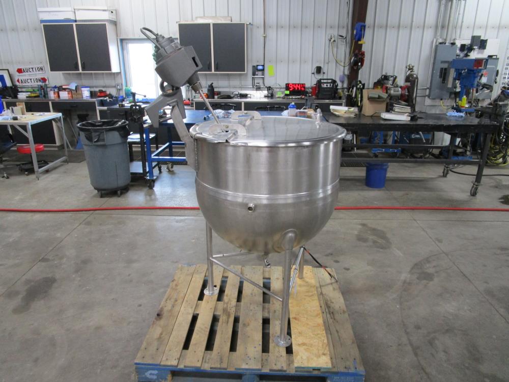 Legion Utensils Co. Half Jacketed 75 Gal. SS Kettle