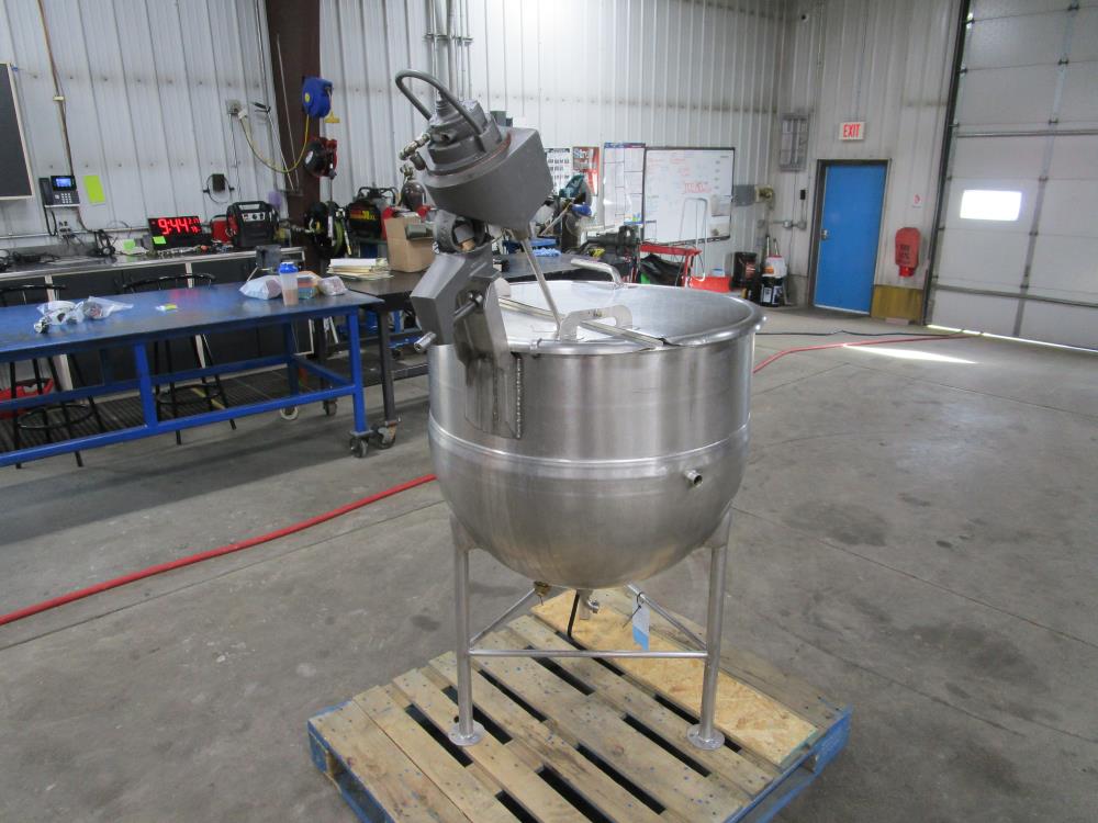 Legion Utensils Co. Half Jacketed 75 Gal. SS Kettle