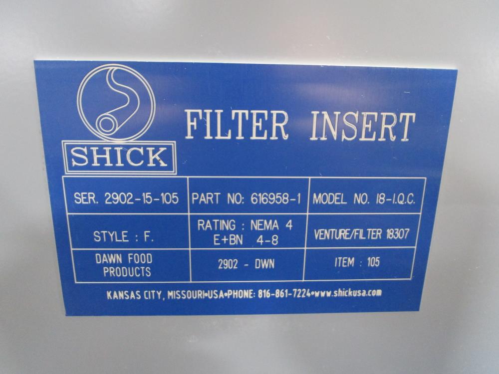 Shick Flour Use Bin with Bag House