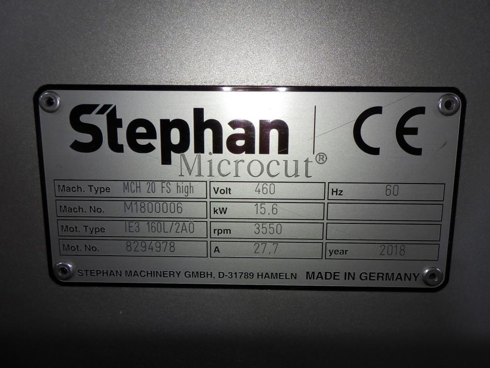 2018 Stephan Microcut Cutter/Emulsifier