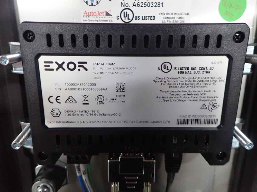 2021 Spraying Systems Co. AutoJet 1750+ Spray Control System