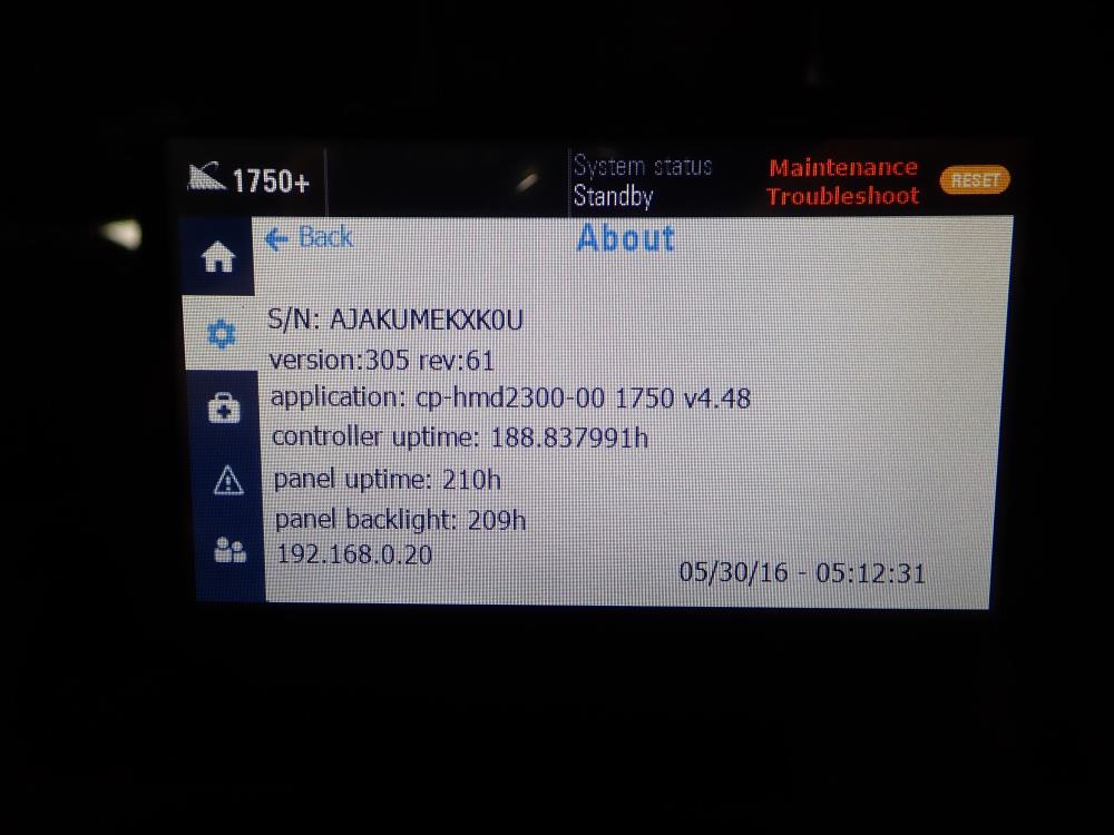 2021 Spraying Systems Co. AutoJet 1750+ Spray Control System