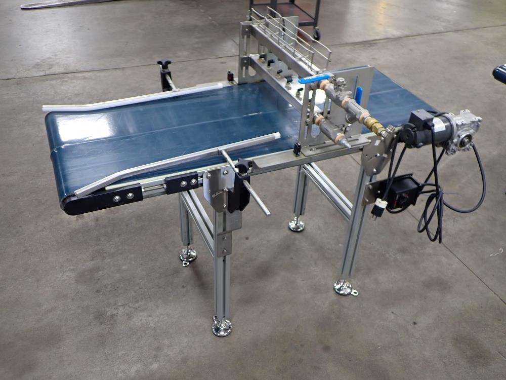Belt Conveyor with Spray Bar
