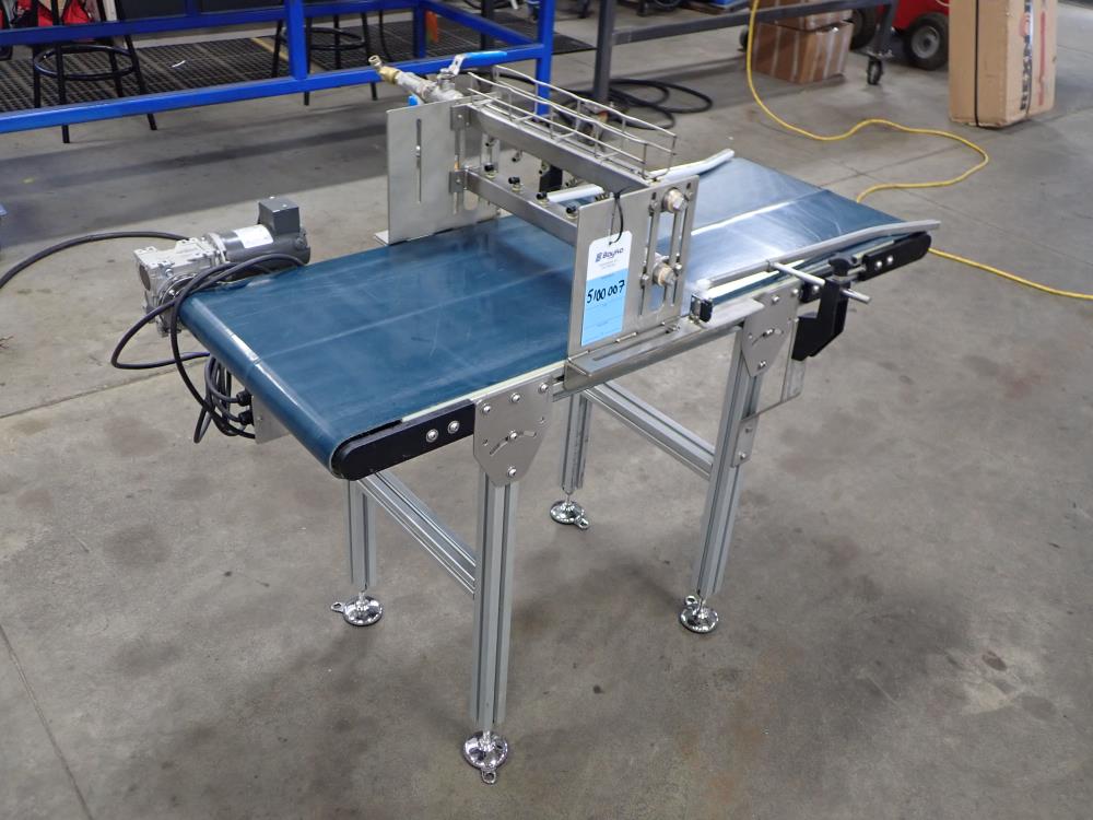 Belt Conveyor with Spray Bar