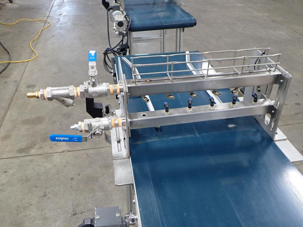 Belt Conveyor with Spray Bar
