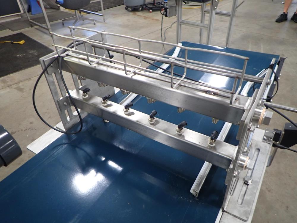 Belt Conveyor with Spray Bar