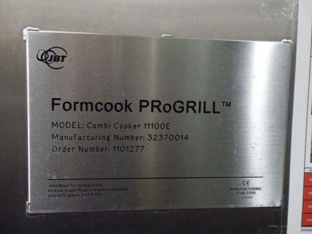 2019 JBT Formcook Progrill Combi Cooker