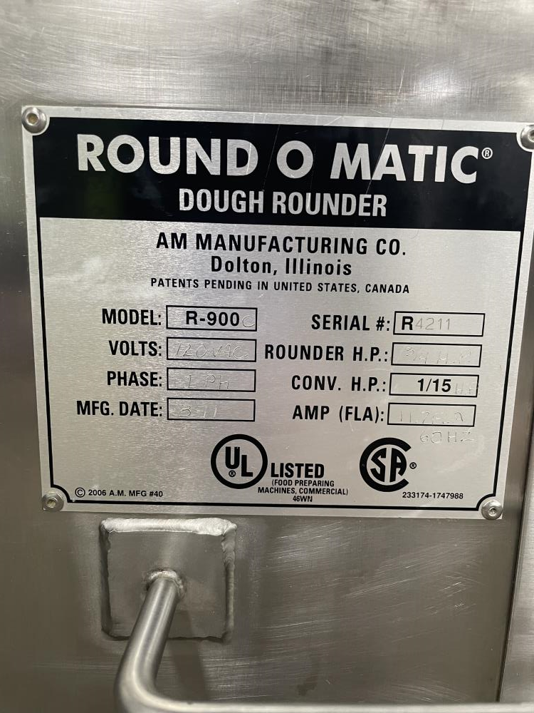 Round O Matic Dough Rounder