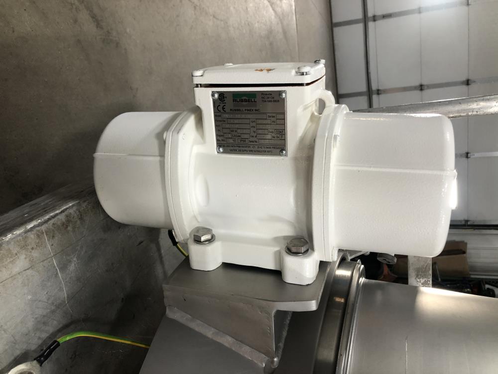 Russell Compact 600 SS Sieve w/ Dust Hood and SS Stand