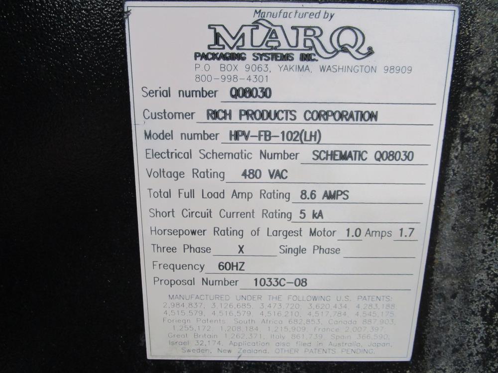 Marq Packaging Systems Case Shaker