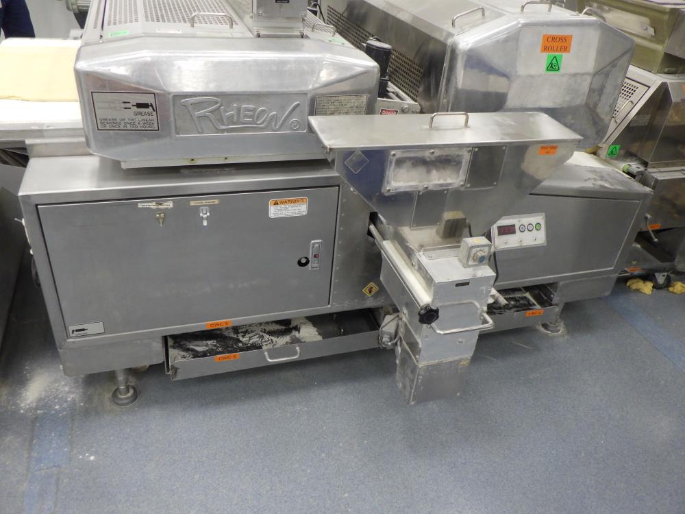 Rheon CWC Dough Feeder with SWC Cross Auction Roller
