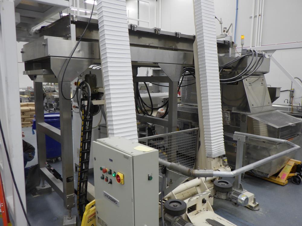 Rheon CWC Dough Feeder with SWC Cross Auction Roller
