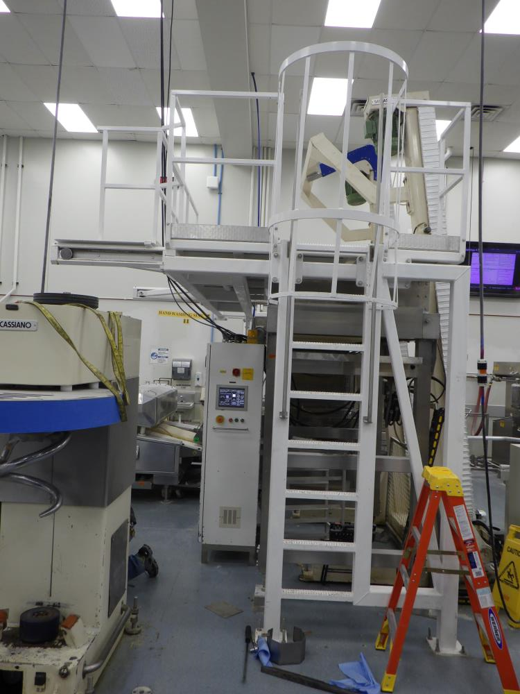 Rheon CWC Dough Feeder with SWC Cross Auction Roller