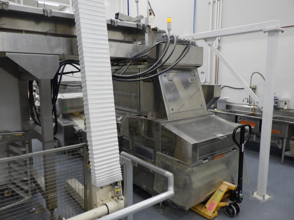 Rheon CWC Dough Feeder with SWC Cross Auction Roller