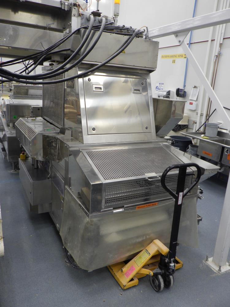 Rheon CWC Dough Feeder with SWC Cross Auction Roller