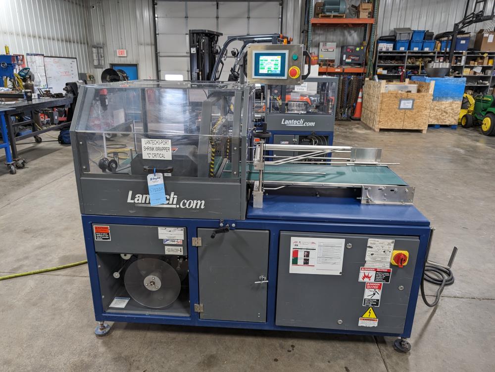 2009 Lantech Intermittent Motion Shrink Wrapper