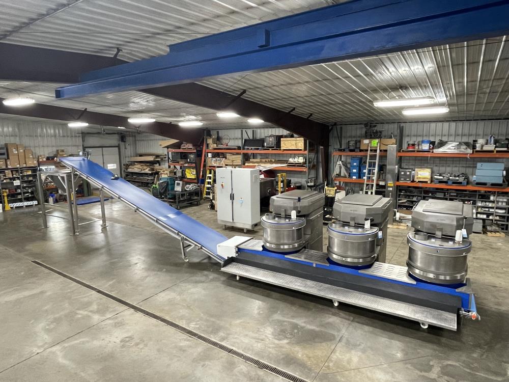 Used 2018 VMI SPI 400 Spiral Mixing System – 3 Mixers with Conveyors ...