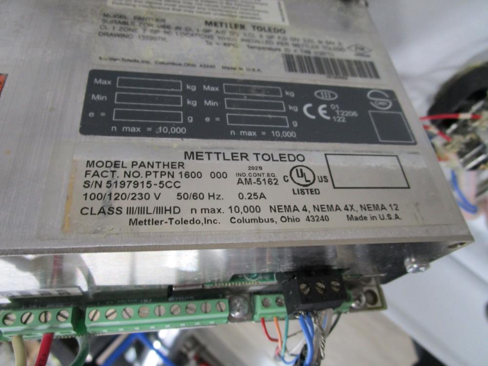 Smoot SS Scaling Hopper w/ Load Cells, Readout, and Control Panel