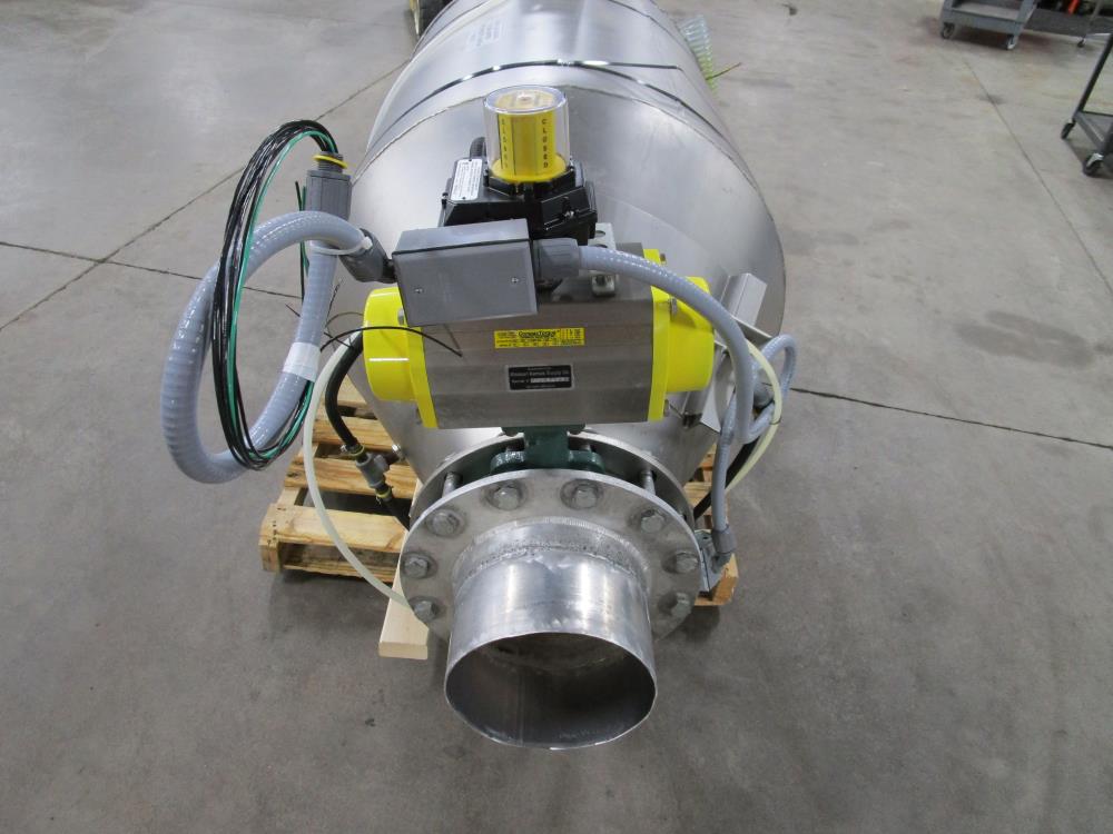 Smoot SS Scaling Hopper w/ Load Cells, Readout, and Control Panel