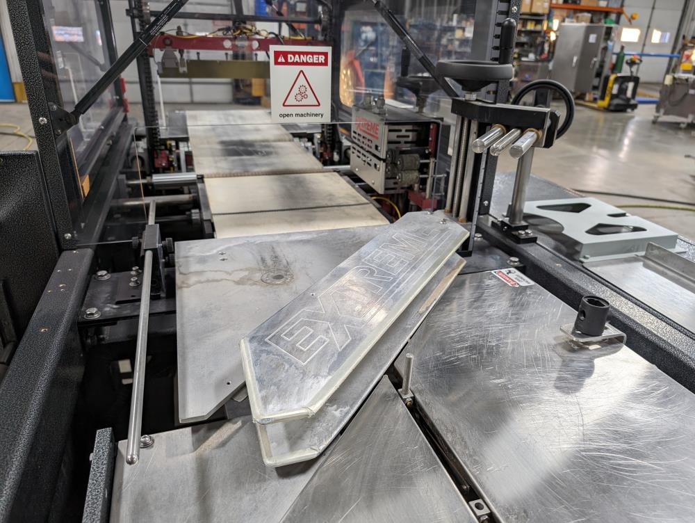 Used 2014 Extreme Packaging S18 Wrapper with XT-18 Heat Shrink Tunnel